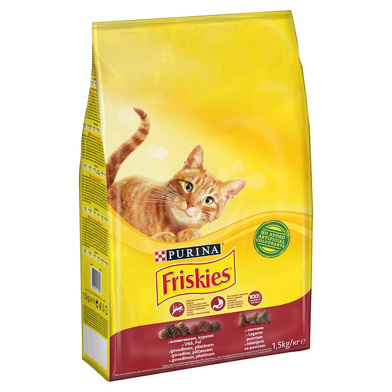 Purina Friskies potpuna hrana za kucne ljubimce za odrasle macke sa piletinom 1,5 kg