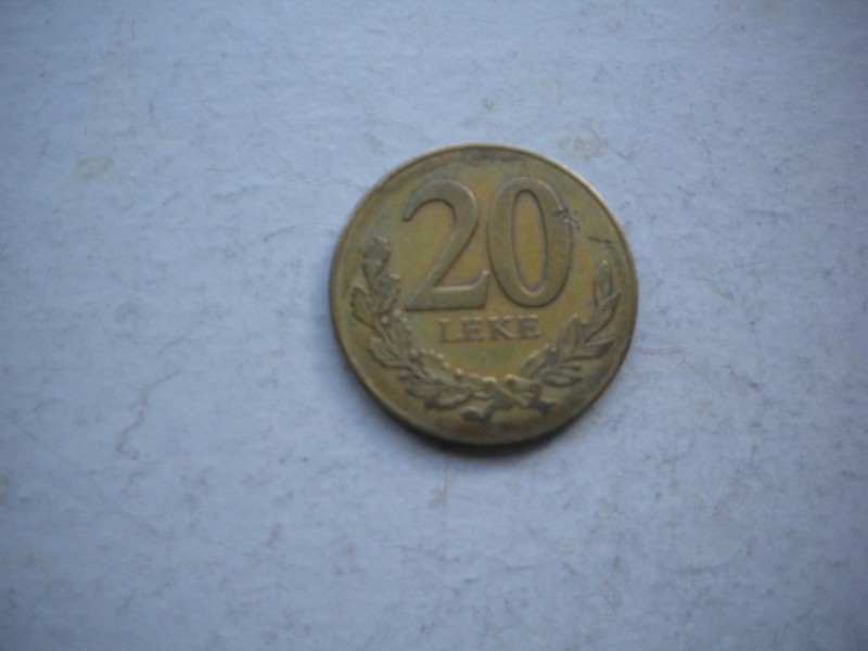 20 LEKE 1996 - ALBANIJA