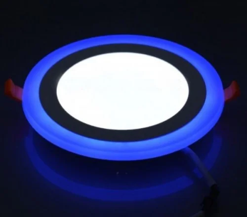 LED panel plavo belo svetlo 6W