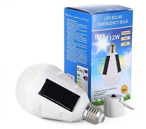 LED solarna sijalica 12W