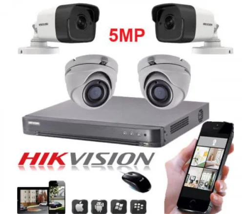 Video nadzor komplet HIKVISION 5MP BULLET-DOME