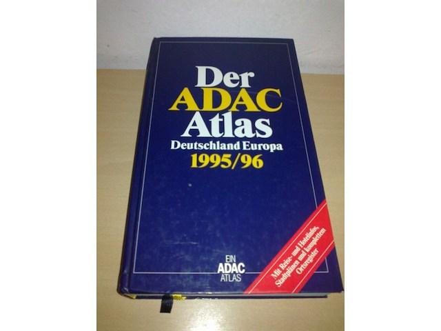 Der ADAC Atlas,Deutschland Europe,1995-1996