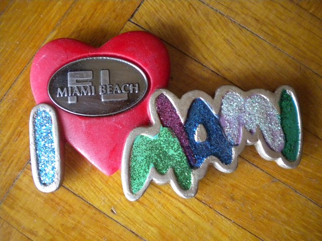 MAJAMI, I love Miami MIAMI BEACH, magnet za frizider