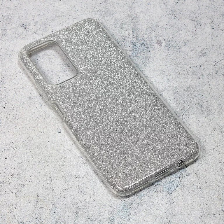 Maskica Crystal Dust za Xiaomi Poco M4 Pro 4G srebrna