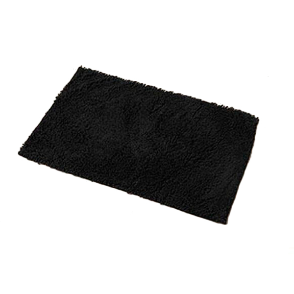 Prostirka za kupatilo 50x80cm mikrofiber mat crna Tendance 7742103