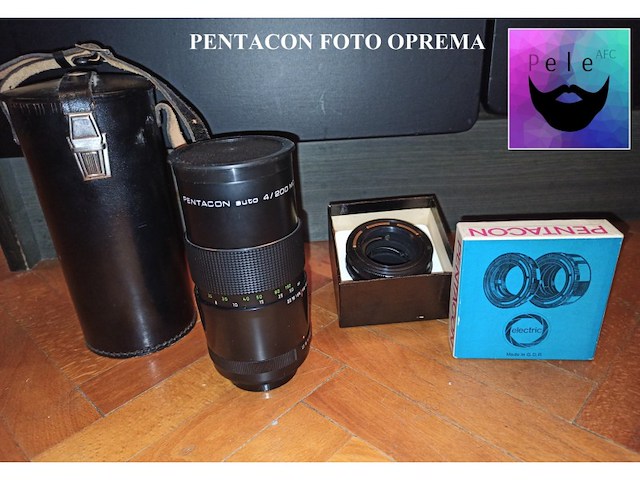 Pentacon M42 objektiv i adapter - TOP PONUDA
