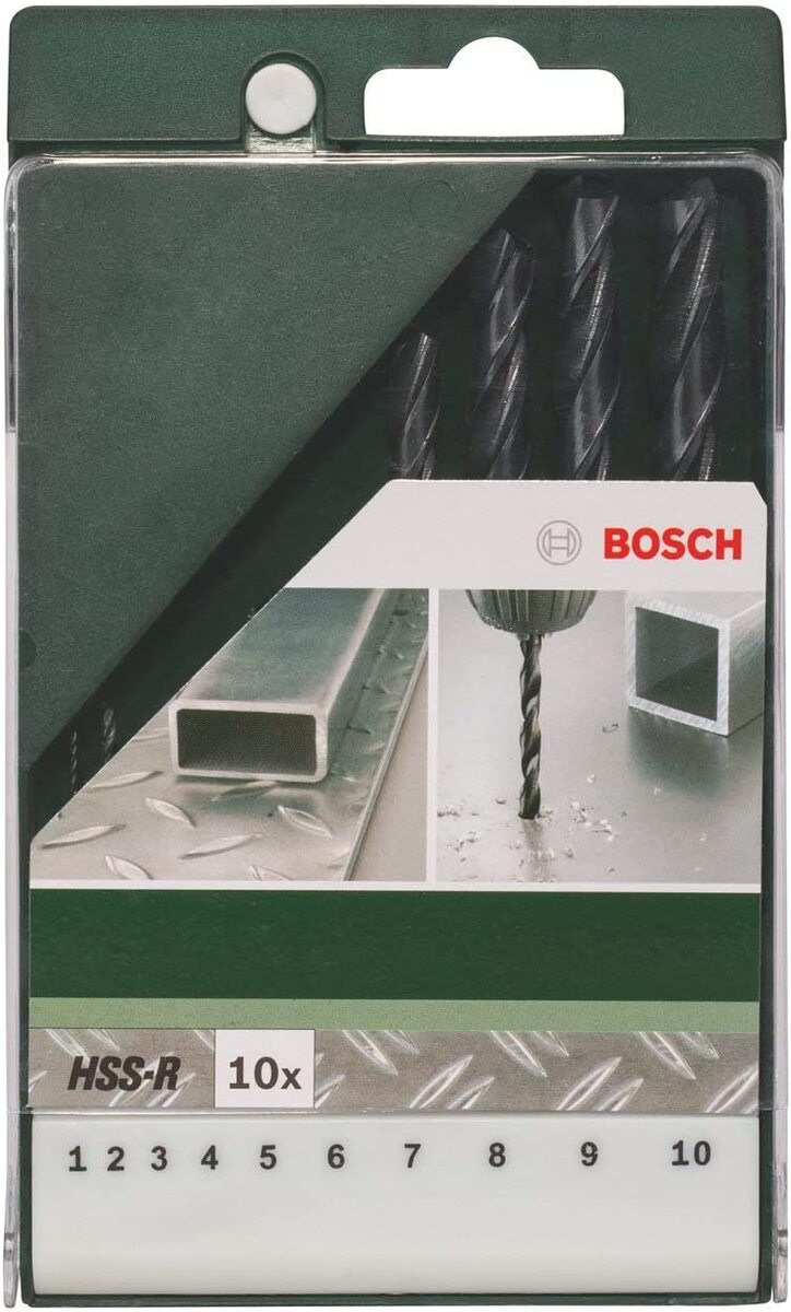 Bosch 10-delni set HSS-R burgija za metal, DIN 338ID EK000448385