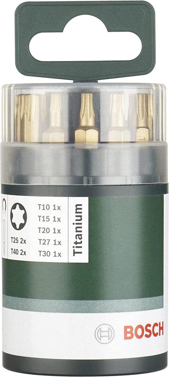 Bosch 10-delni set bitova Titanium, (S, PH, PZ)ID EK000448276