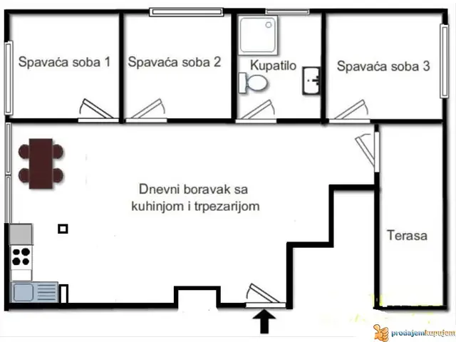 Trosoban stan na Voždovcu - renoviran