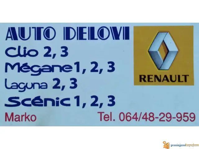 Polovni auto delovi Renault Sabac