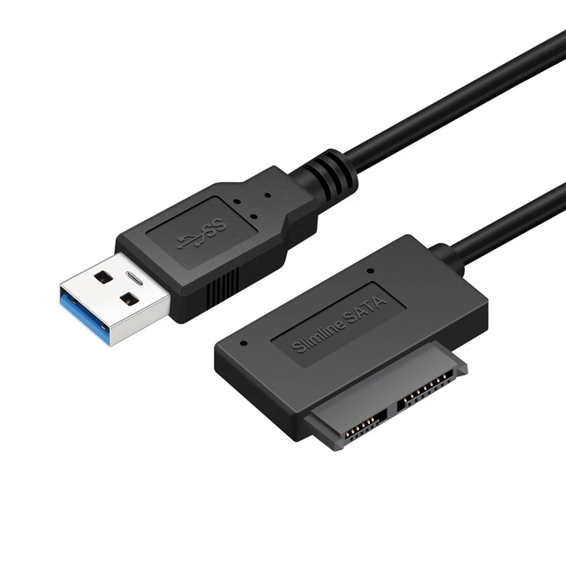 Adapter USB 3.0 na SATA 7+6 13pin za laptop opticki uredjaj