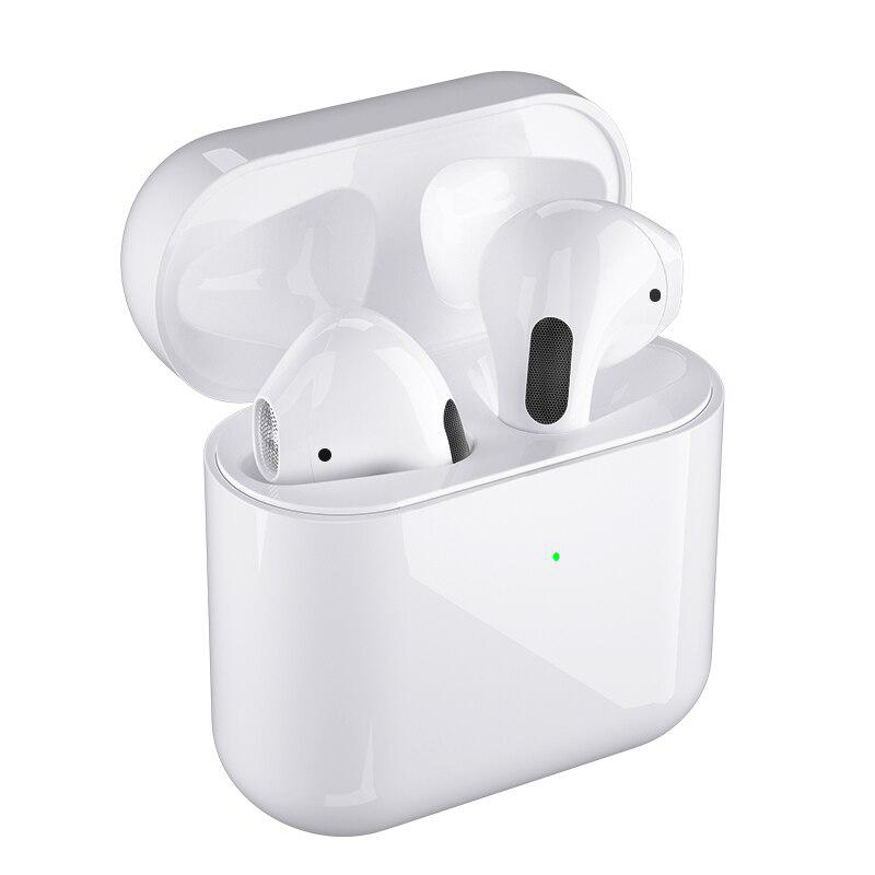 Bluetooth slusalice Airpods Inpods 900 metalik bele HQ