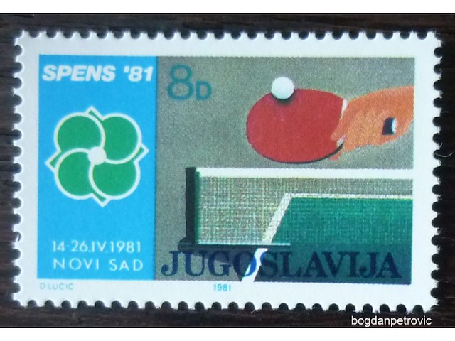 1981.Jugoslavija-SPENS 81-MNH