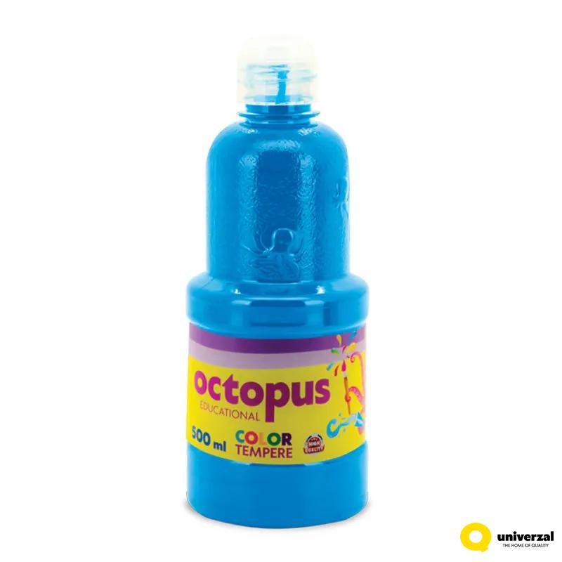 TEMPERA 500ml SVETLO PLAVA OCTOPUS UNL-1636