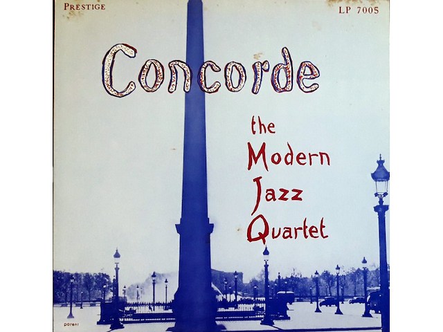 LP: MODERN JAZZ QUARTET - CONCORDE (JAPAN PRESS)