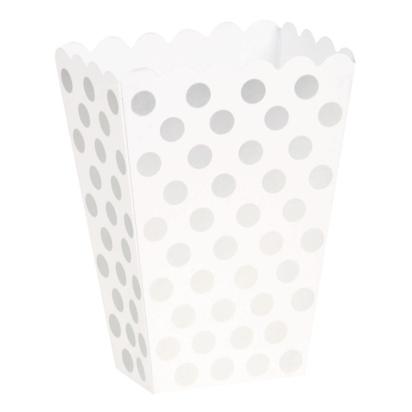 59296U
8 Silver Dot Treat Boxes