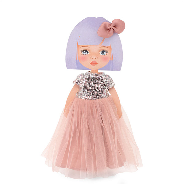 S05
Clothing Set: Pink Dress With Sequins
