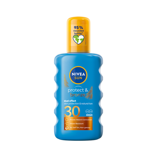 NIVEA SUN protect & bronze sprej za sunčanje SPF 30 200 ml