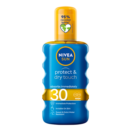 NIVEA SUN protect & dry nevidljivi sprej za zaštitu od sunca SPF 30 200 ml