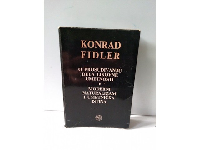 O prosuđivanju dela likovne umetnosti - Konrad Fidler