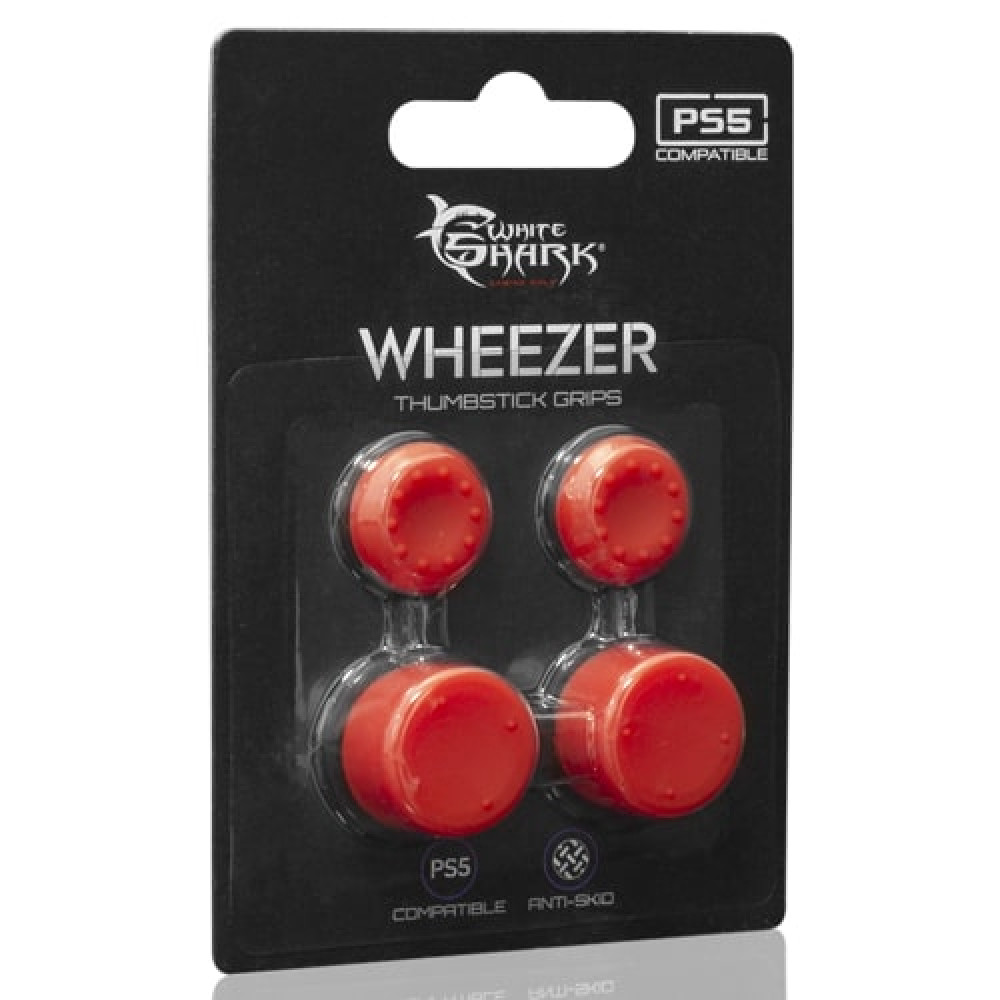 WHITE SHARK PS5 817 WHEEZER Red, Silicon Thumbstick