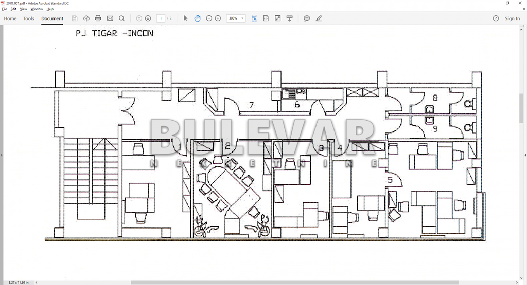 Izdaje se poslovni prostor u Pirotu, 150m2, 1. sprat, cg, centar