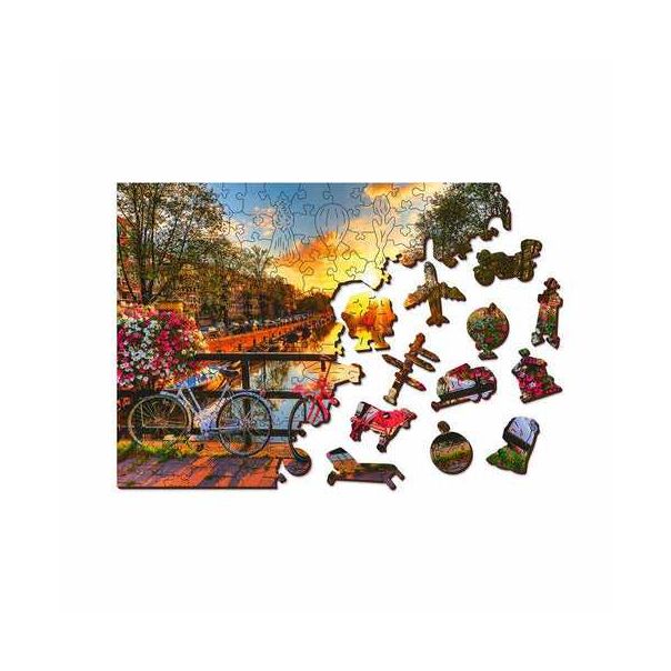 WOODEN CITY Drvene puzzle - Amsterdam L