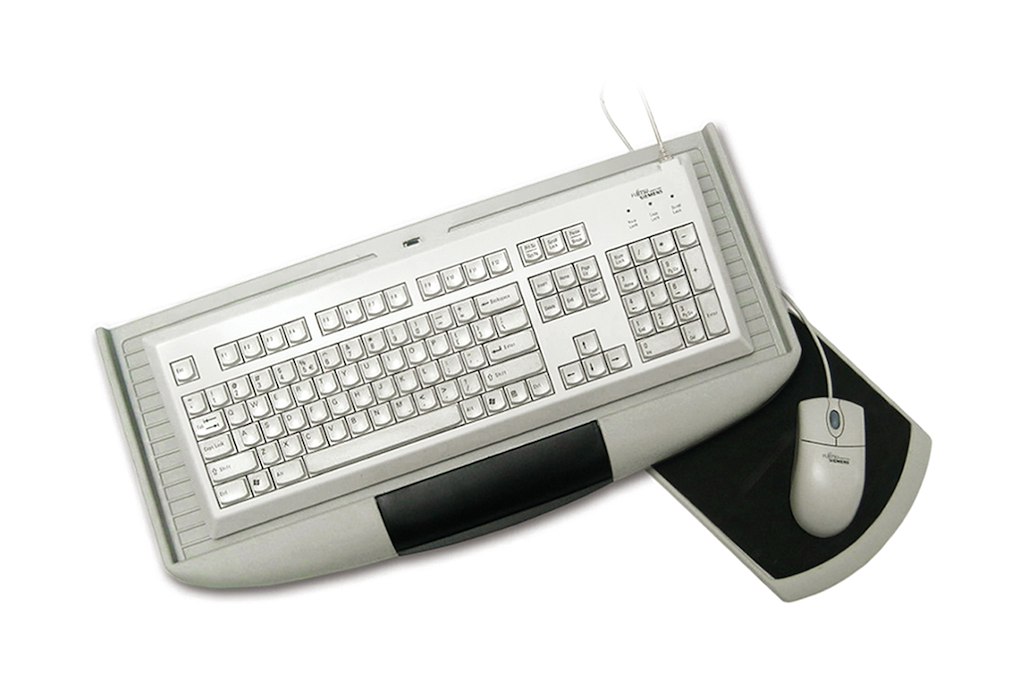 GTV Plastična polica za tastaturu sa mišem, crna, PU-KEYM27-20