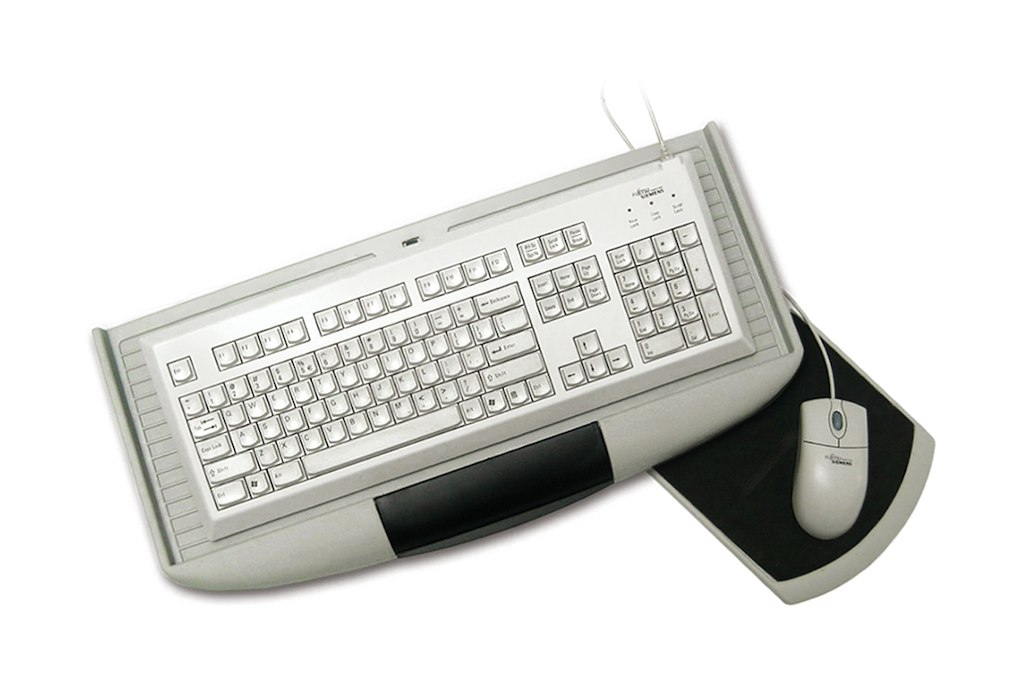 GTV Plastična polica za tastaturu sa mišem, siva, PU-KEYM27-60