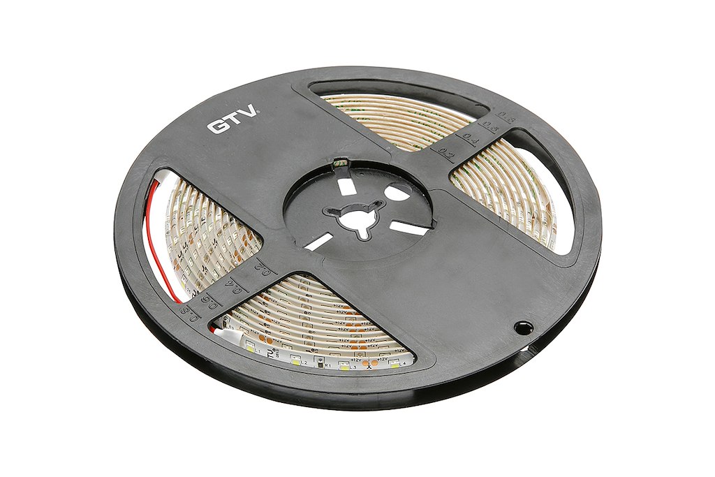 GTV LED traka 2835, 300 LED neutralna bela 4000K, 30W, bez gela 8mm, rolna 5m, 12V, LD-2835-300-20-NE4P