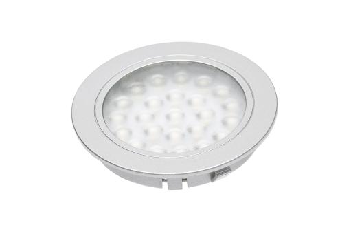 GTV Alvaro LED ugradna lampa, 12 V DC, 1,7 W, 24 SMD3528, toplo bela, 2 m kabl sa miniAMP , LD-AL24CB-53