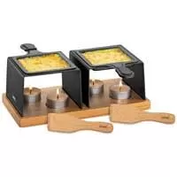 SPRING Set raklet posuda za topljenje sira Kase Raclette Gourmet za dve osobe