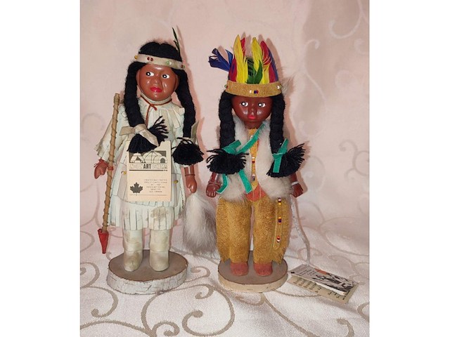 Indijanci eskimi originalne figure iz Kanade VINTAGE