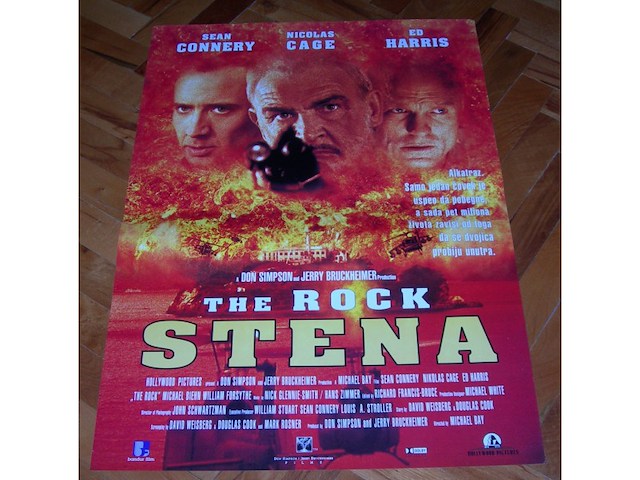 Stena / The Rock (Sean Connery) - filmski plakat