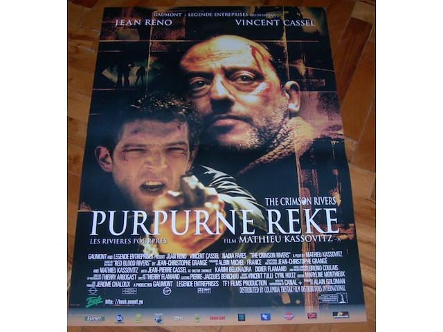Purpurne reke (Jean Reno) - filmski plakat