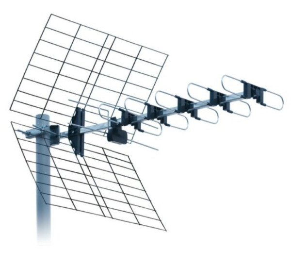 Antena DTX-22F Spoljna 22 elementa, F/B ratio 28db, duzina 81cm UHF/VHF/DVB-T2