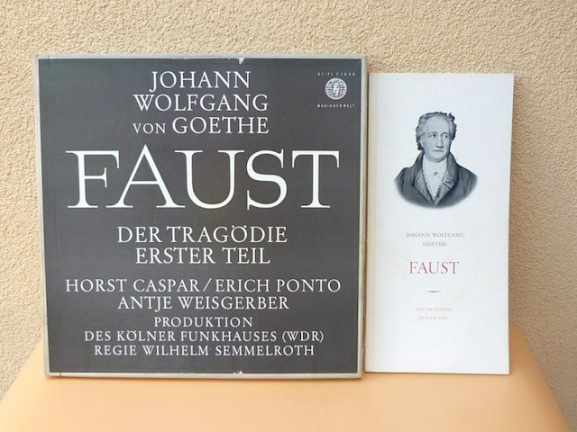 Johann Wolfgang von Goethe Faust Der Tragodie Erster Te