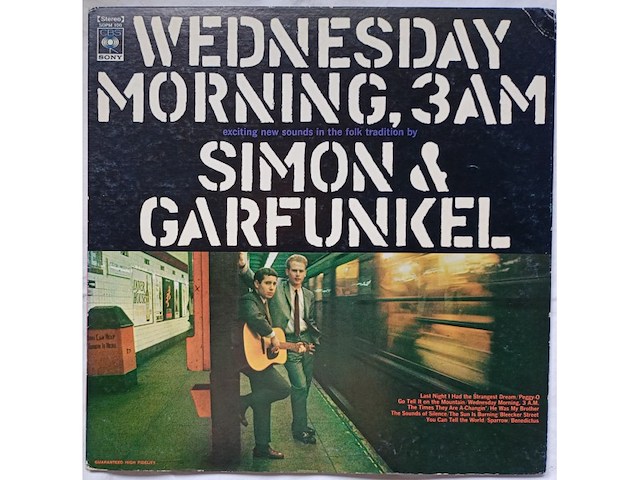 SIMON &;; GARFUNKEL - Wednesday Morning 3am (Japan Press