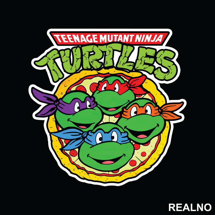 TURTLE PIZZA - NINDŽA KORNJAČE - NALEPNICA