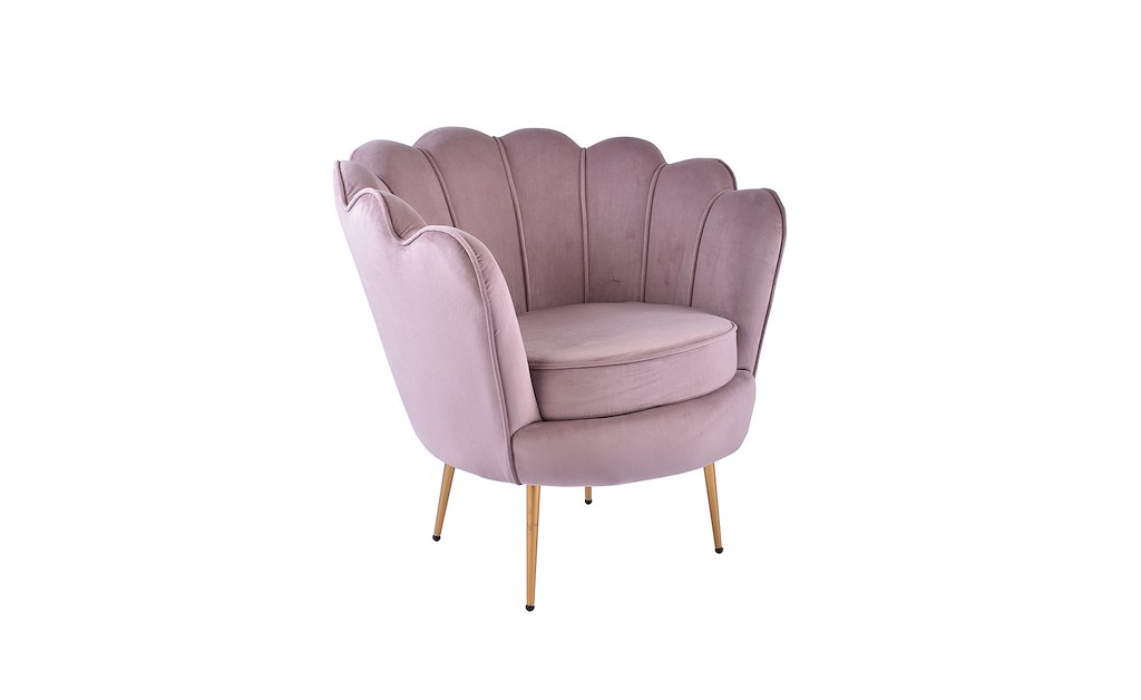 Gisele fotelja roze 77x71x76 cm