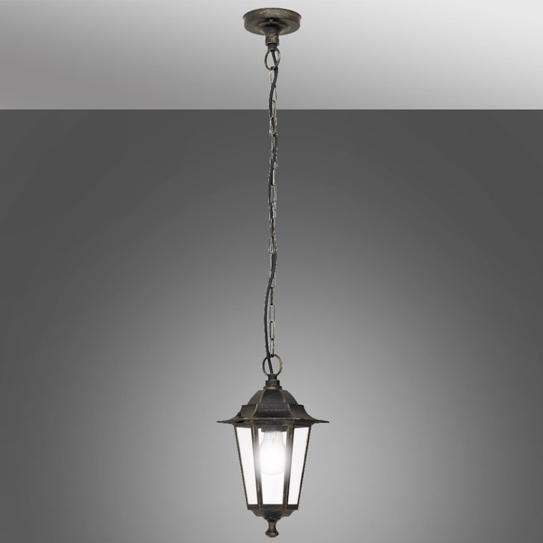 Spoljna viseca lampa Valence 21x95cm zlatna