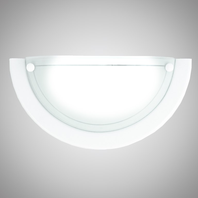 Zidna lampa Ufo 31cm bela