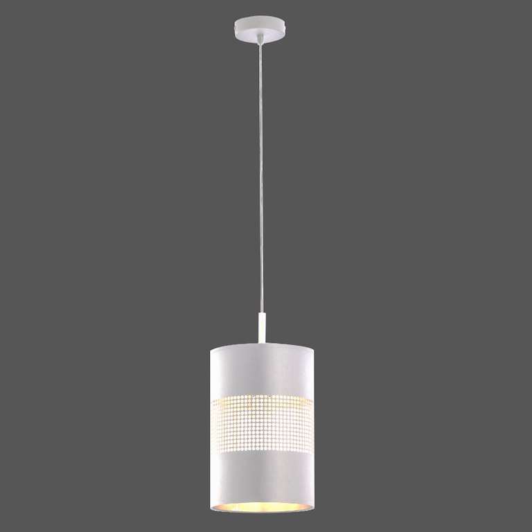 Viseca lampa Bogart 20x120cm bela