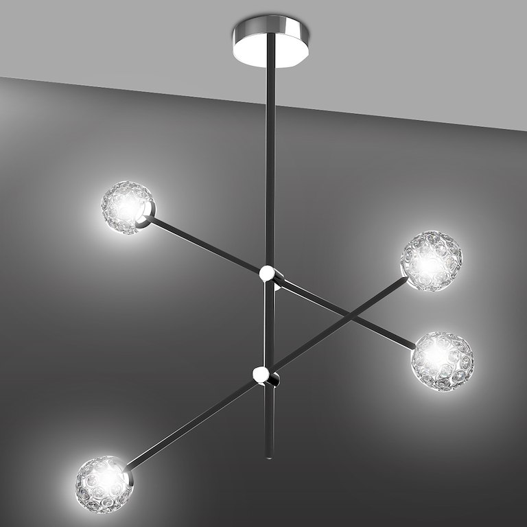 Viseca lampa Paxos LED 67x75cm crna