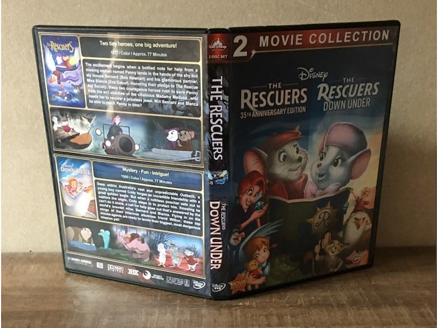 Spasioci 1 i 2 - The Rescuers 1, 2 DVD