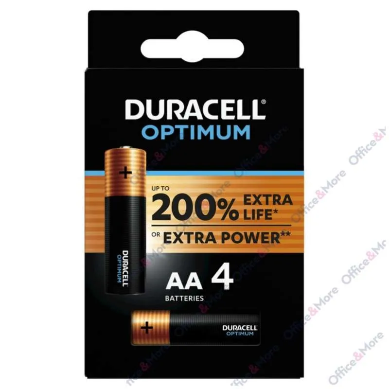 DURACELL OPTIMUM ALK.BAT. AAA 4