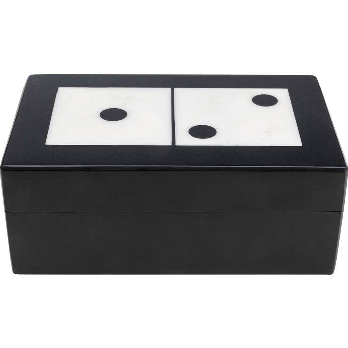 Deco Object Domino Black/White 14x5cm