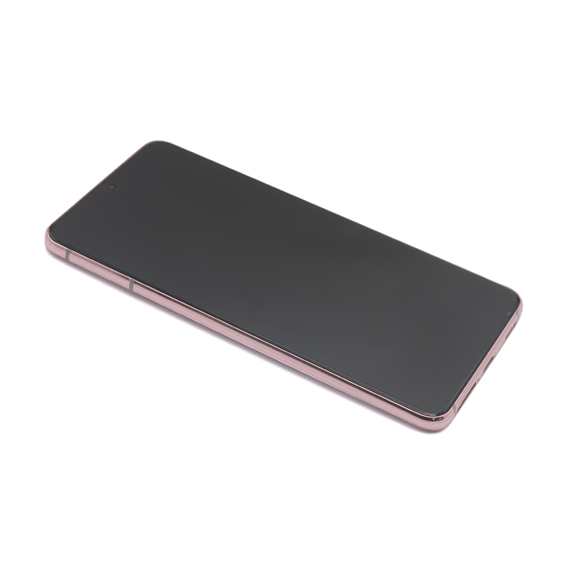 LCD za Samsung G991F Galaxy S21 5G + touchscreen + frame phantom pink Full ORG EU (GH82-24716D/24718D)
