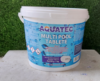 Hemija za bazene >> AQUATEC 5u1 tablete 5kg