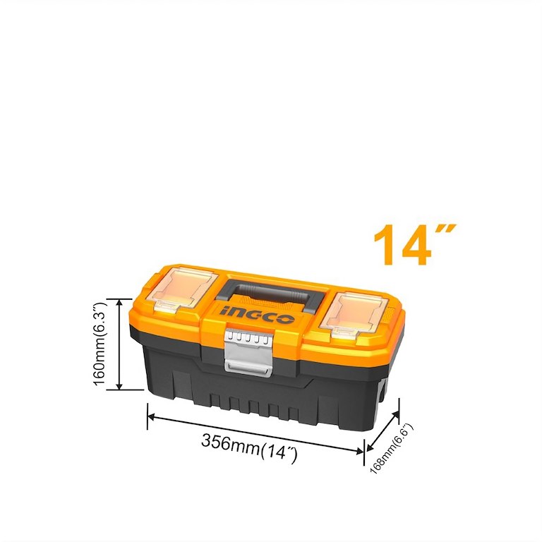 Ingco Plastična kutija za alat 356mm PBX1402